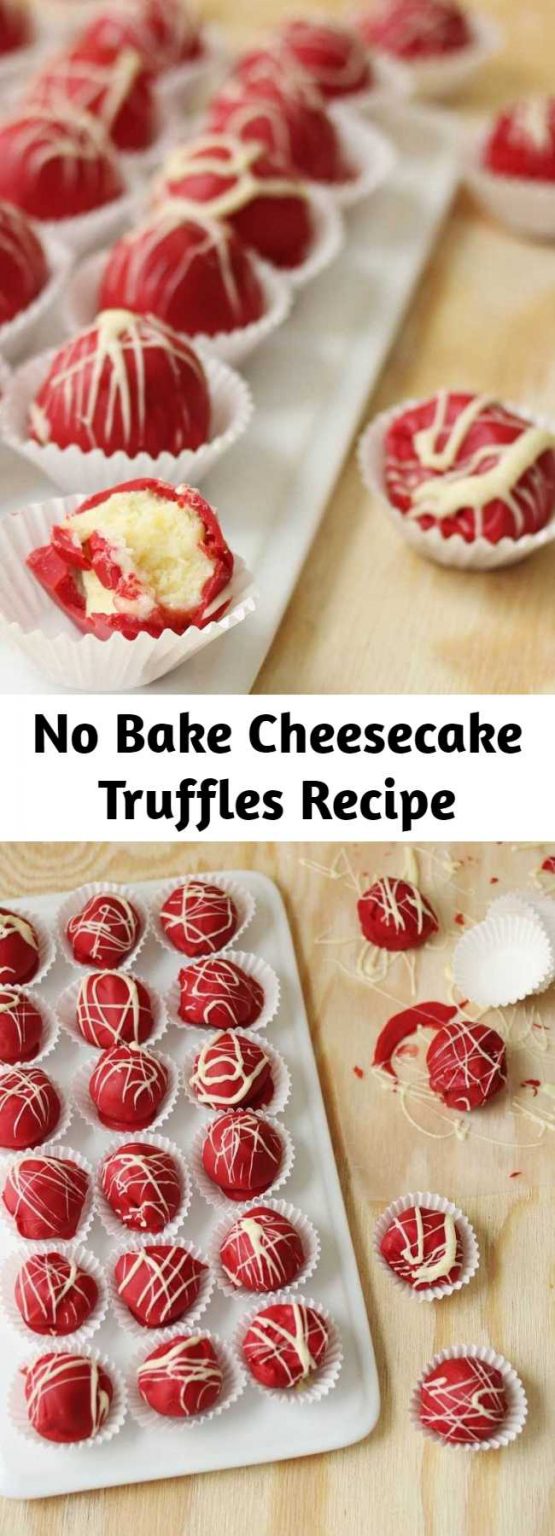 No Bake Cheesecake Truffles Recipe - 9am Chef
