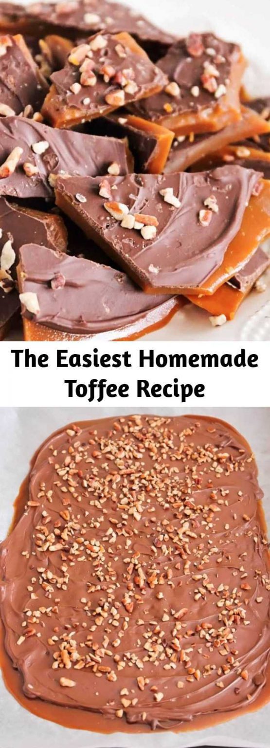 The Easiest Homemade Toffee Recipe - 9am Chef