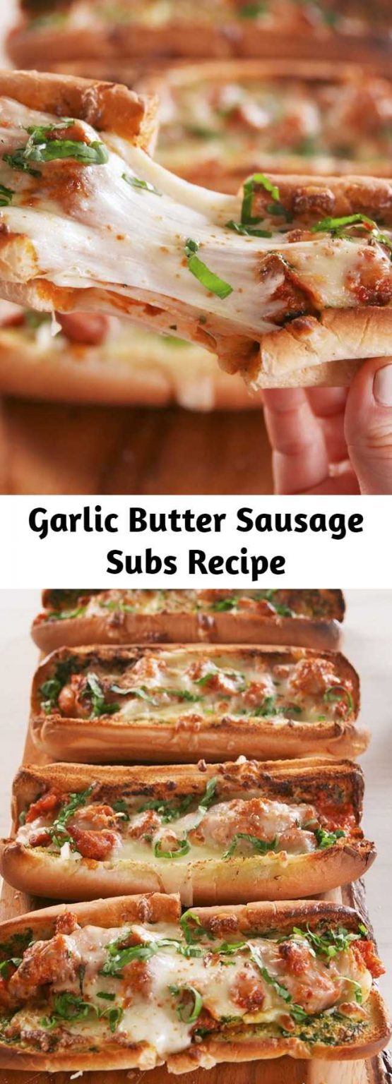 Garlic Butter Sausage Subs Recipe – Mom Secret Ingrediets
