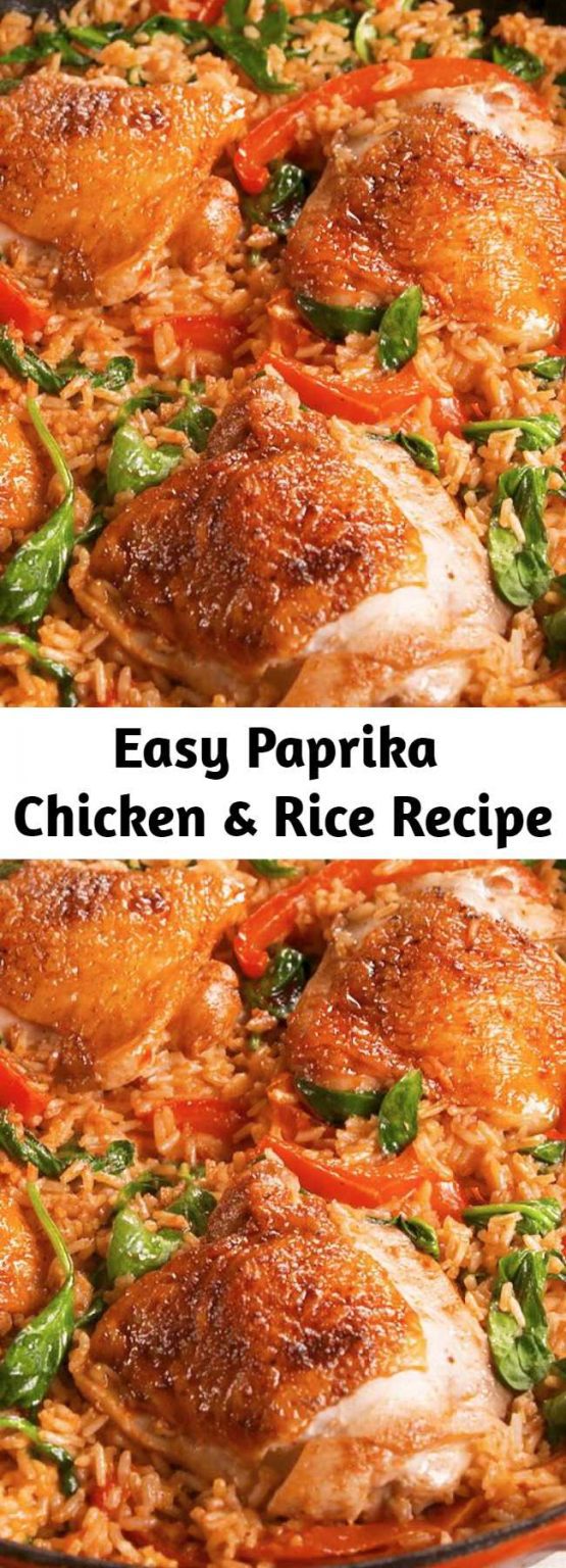 Easy Paprika Chicken & Rice Recipe - 9am Chef