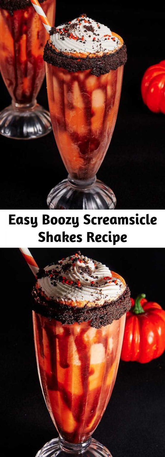 Easy Boozy Screamsicle Shakes Recipe - 9am Chef
