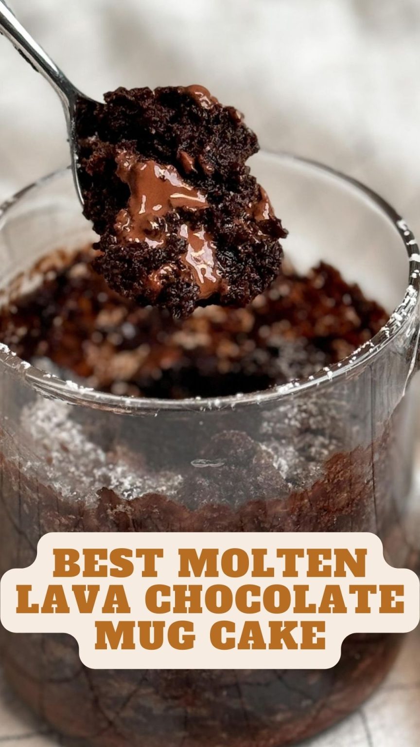 Best Molten Lava Chocolate Mug Cake - 9am Chef