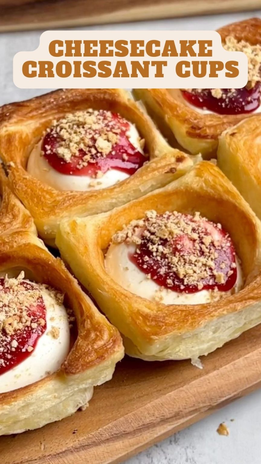 Cheesecake Croissant Cups - 9am Chef