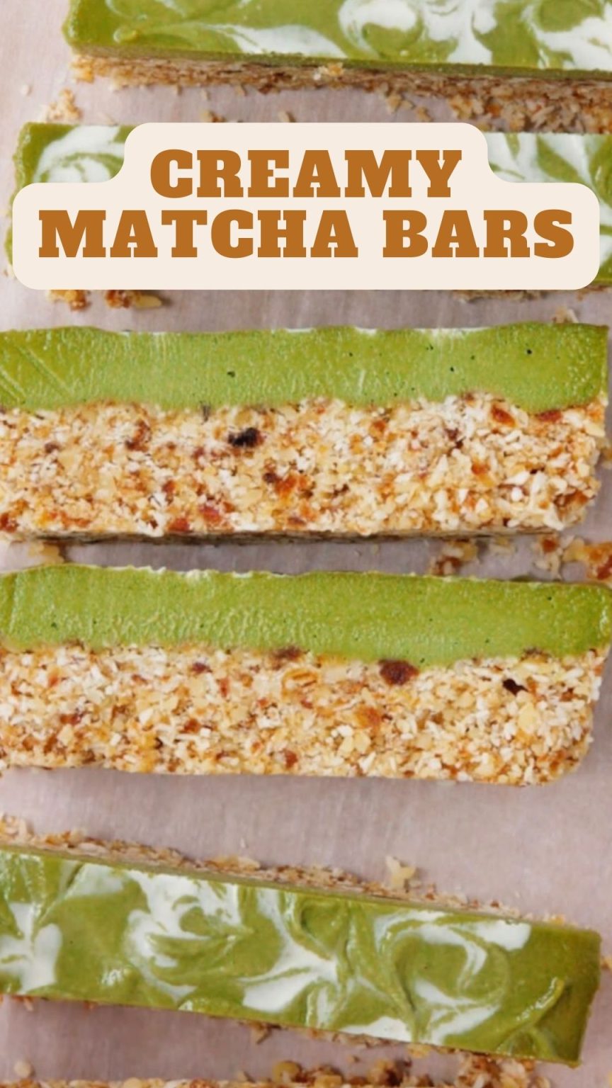 Creamy Matcha Bars - 9am Chef