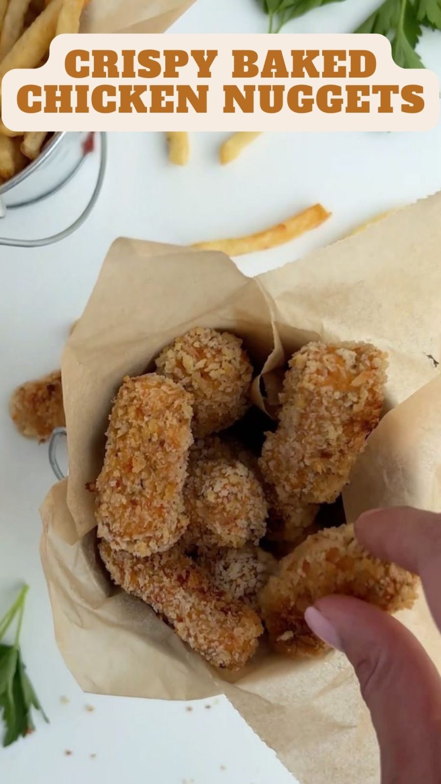 Crispy Baked Chicken Nuggets - 9am Chef