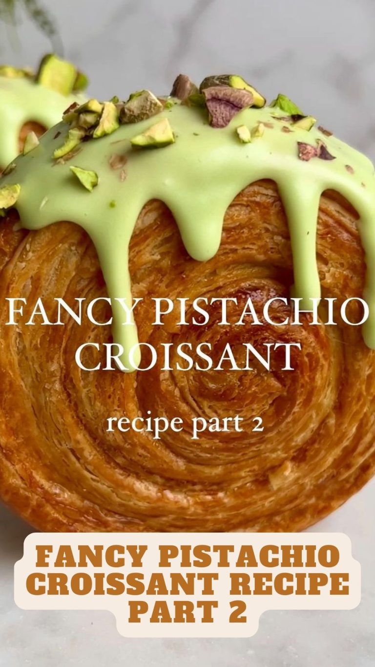 Fancy Pistachio Croissant Recipe part 2 - 9am Chef