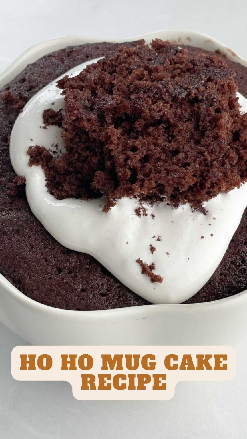Ho Ho Mug Cake Recipe - 9am Chef