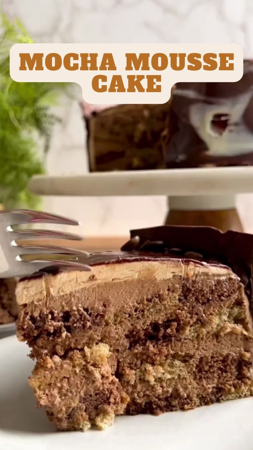 Mocha Mousse Cake - 9am Chef