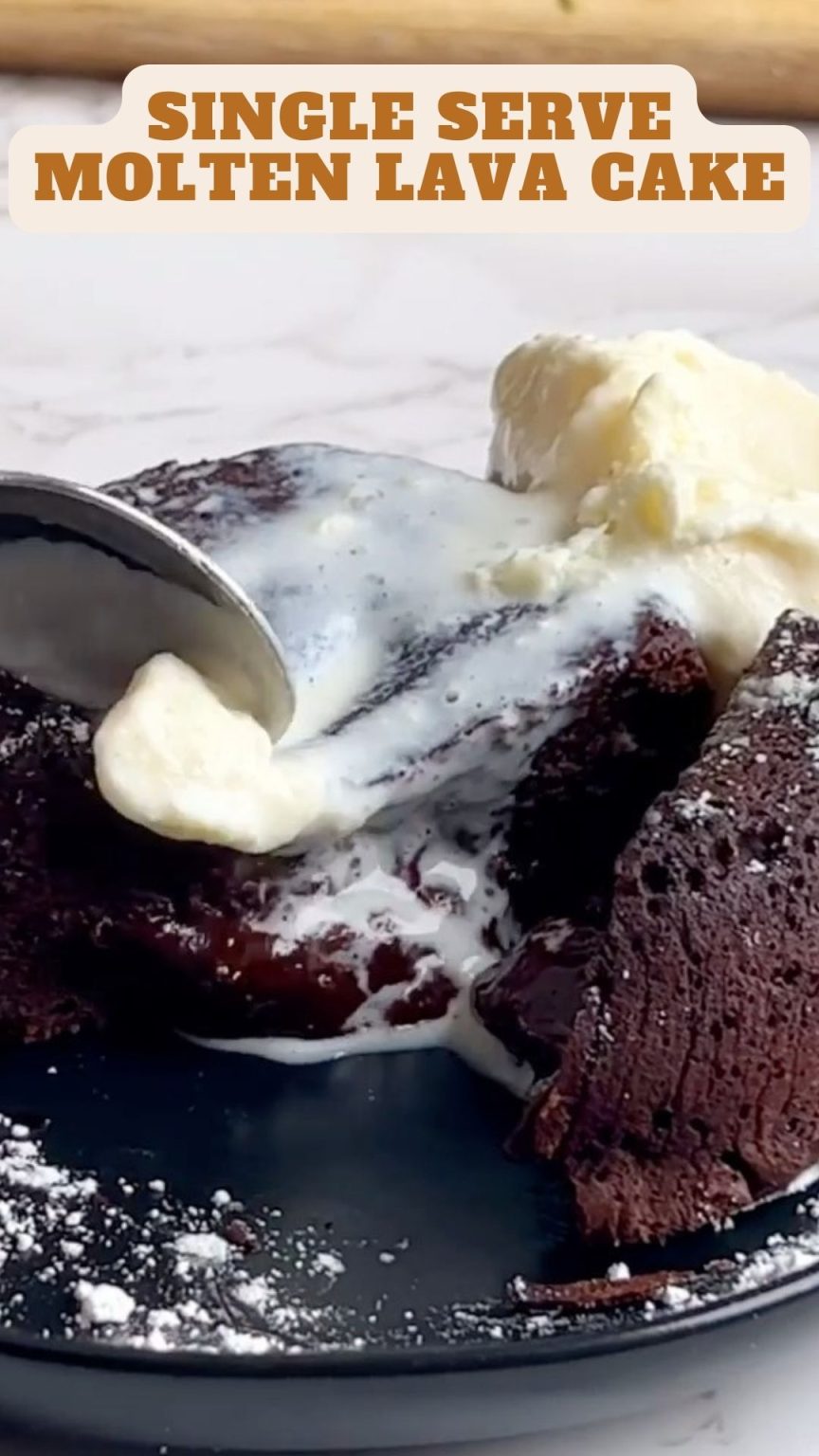 Single Serve Molten Lava Cake - 9am Chef