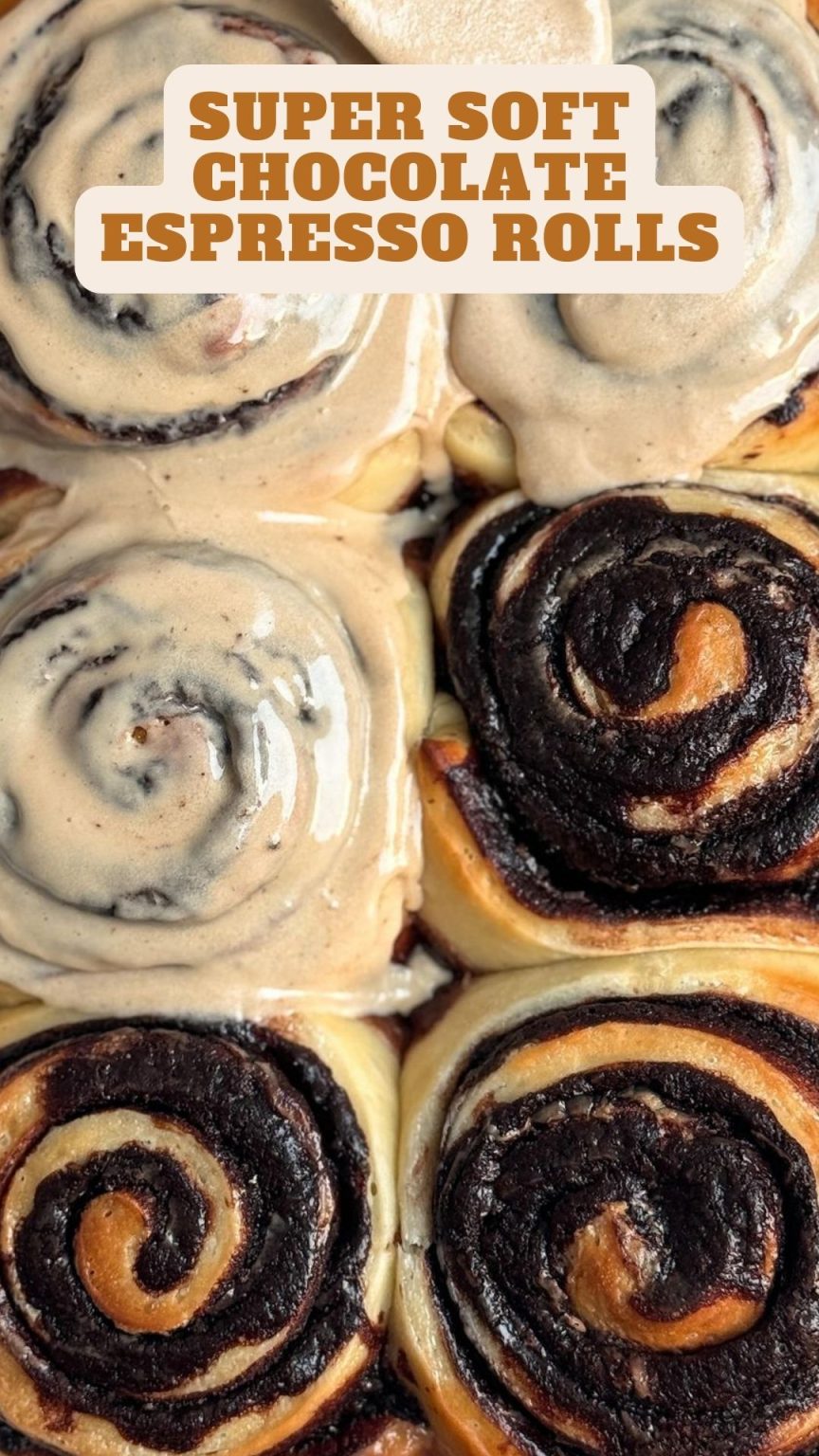 Super Soft Chocolate Espresso Rolls - 9am Chef
