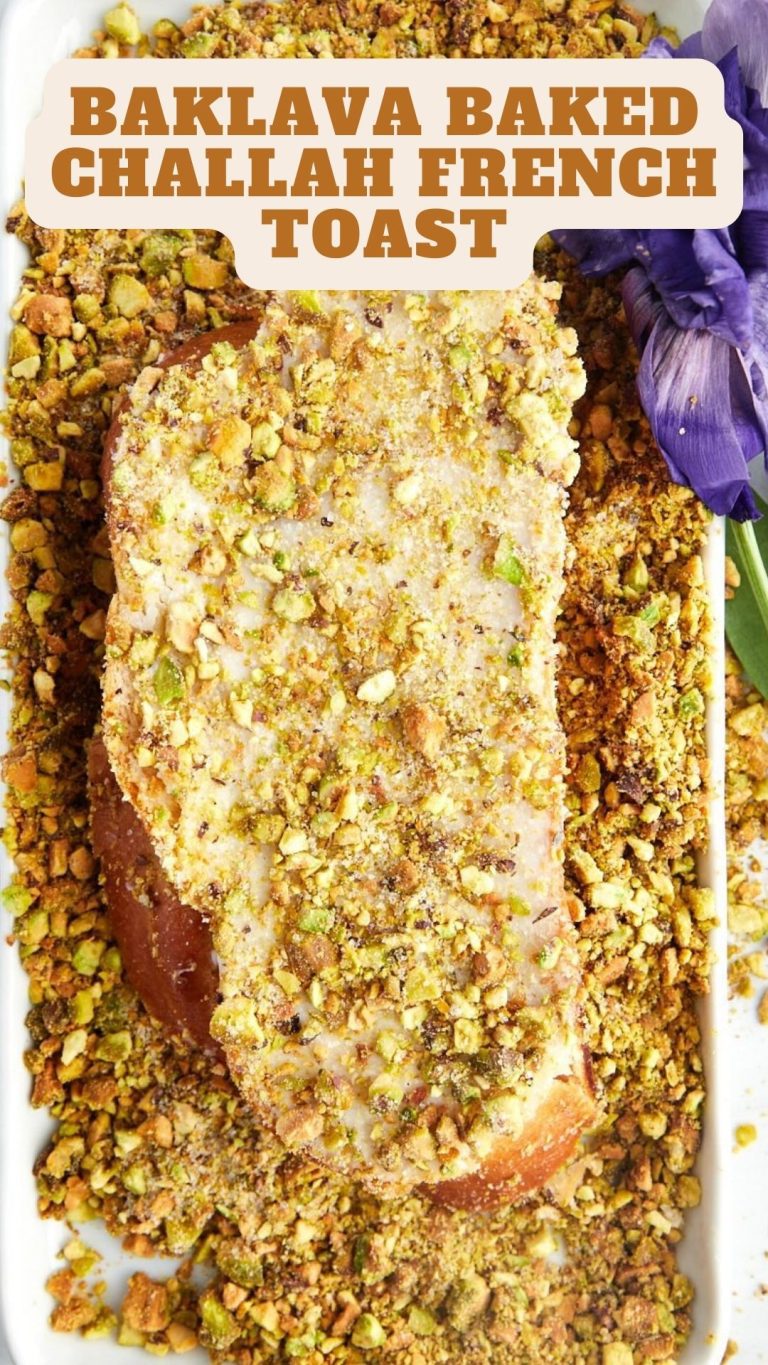 Baklava Baked Challah French Toast – 9am Chef