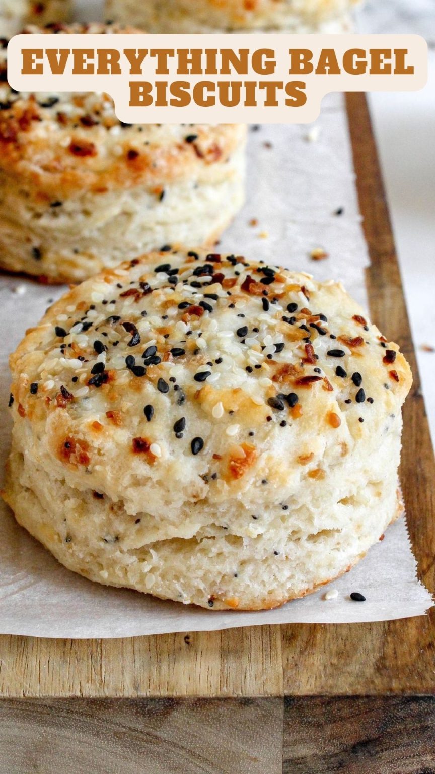 Everything Bagel Biscuits - 9am Chef