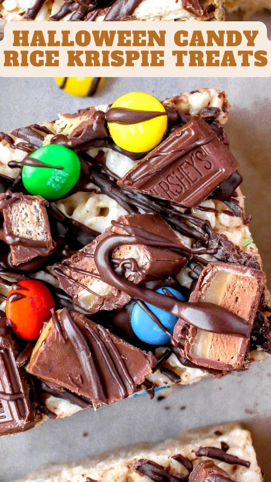Halloween Candy Rice Krispie Treats – 9am Chef
