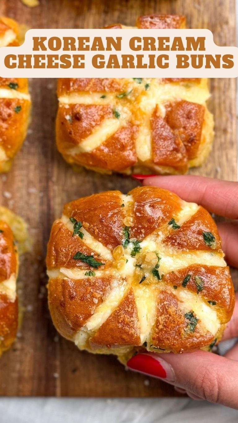 Korean Cream Cheese Garlic Buns - 9am Chef