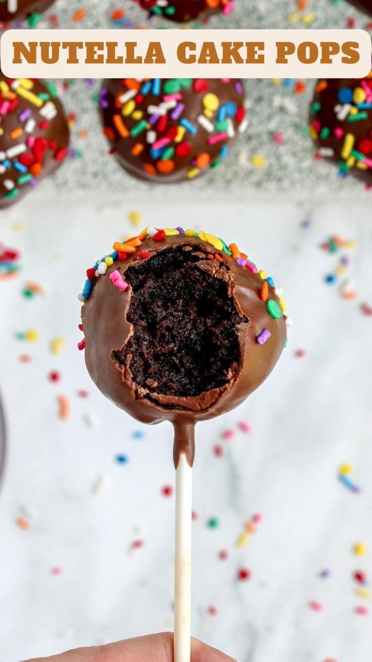 Nutella Cake Pops - 9am Chef
