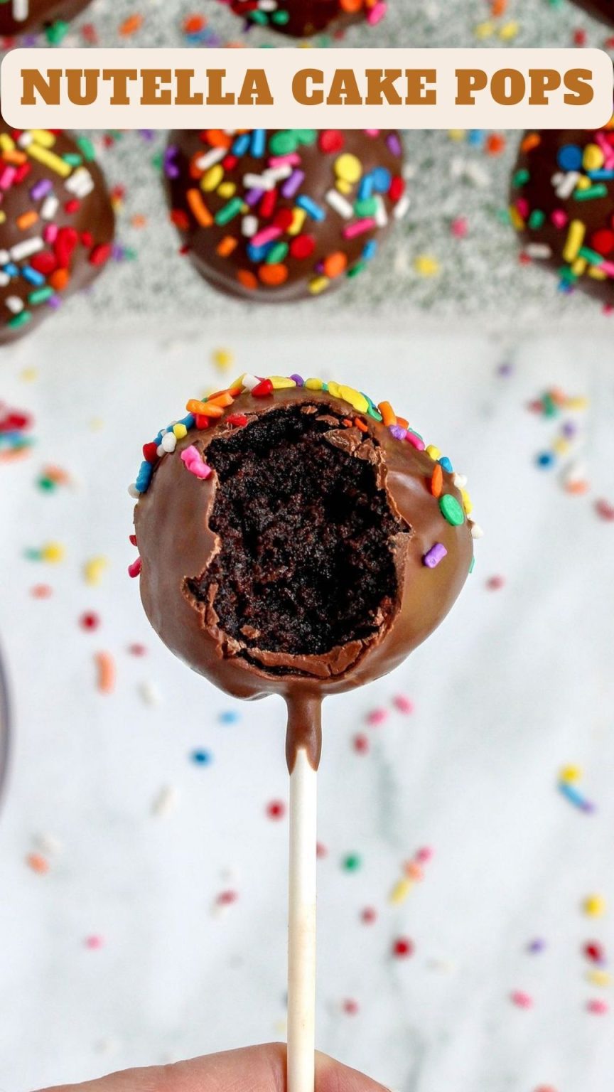 Nutella Cake Pops - 9am Chef