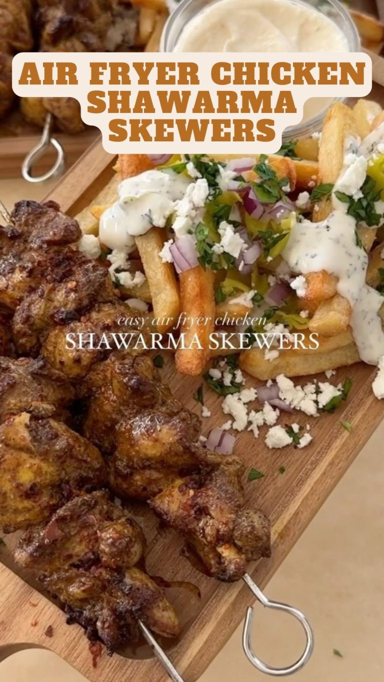 Air Fryer Chicken Shawarma Skewers – 9am Chef