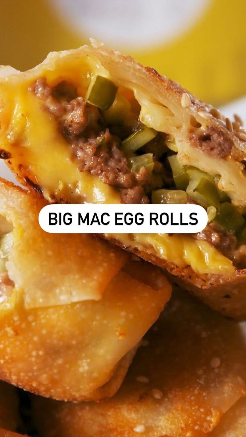 Big Mac Egg Rolls - 9am Chef