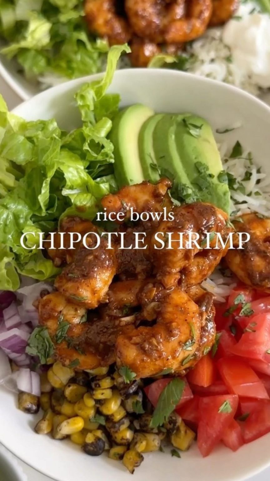 Chipotle Shrimp Rice Bowls - 9am Chef