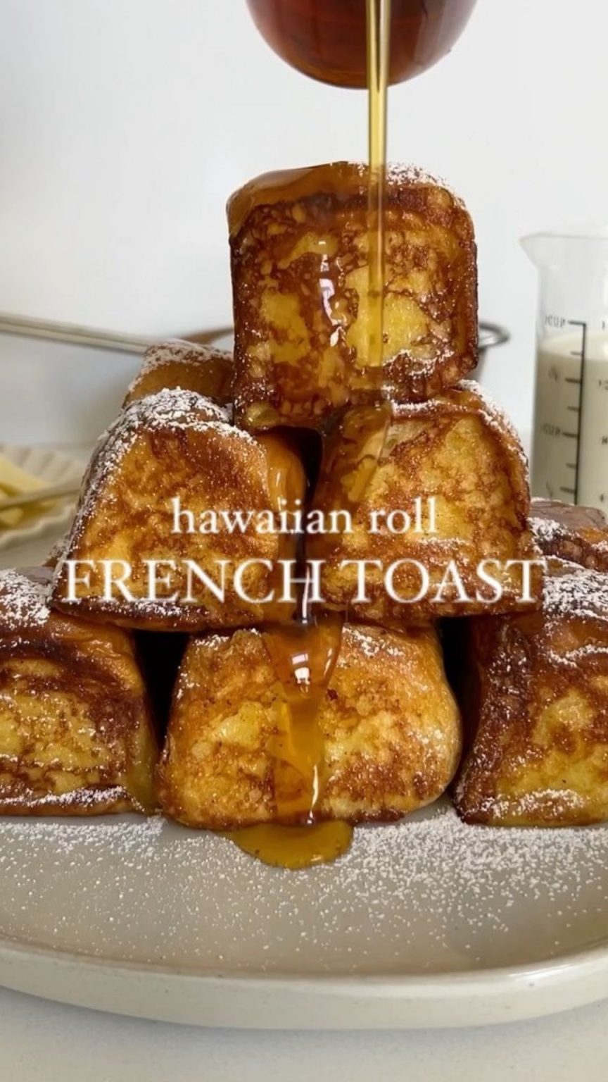 Hawaiian Roll French Toast - 9am Chef