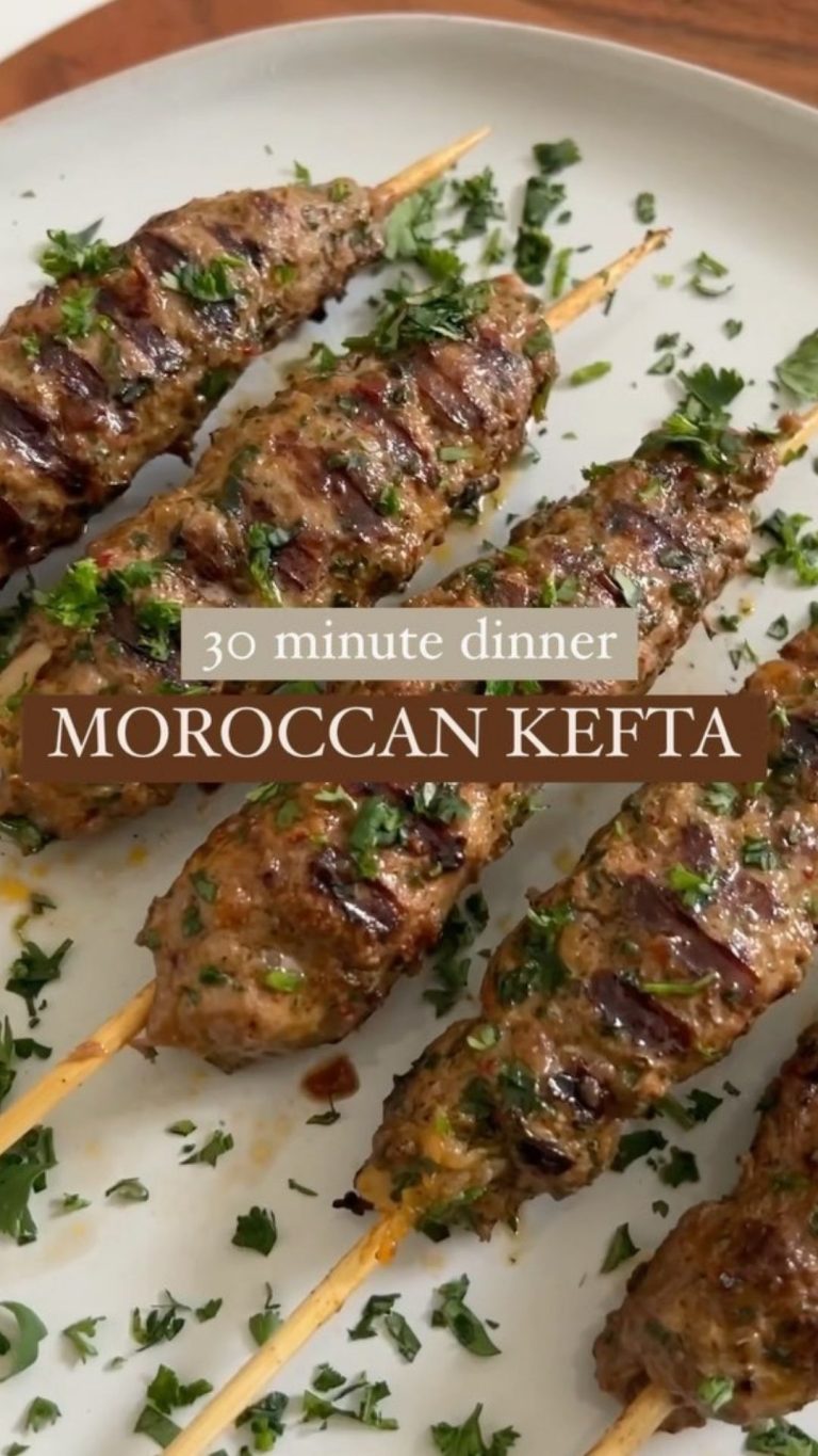 Moroccan Kefta Kabobs - 9am Chef