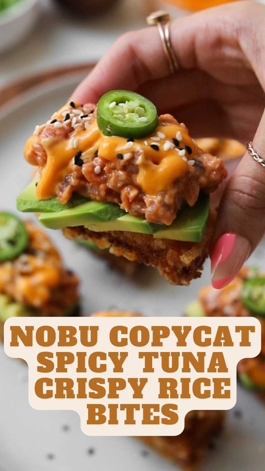 Nobu Copycat Spicy Tuna Crispy Rice Bites - 9am Chef