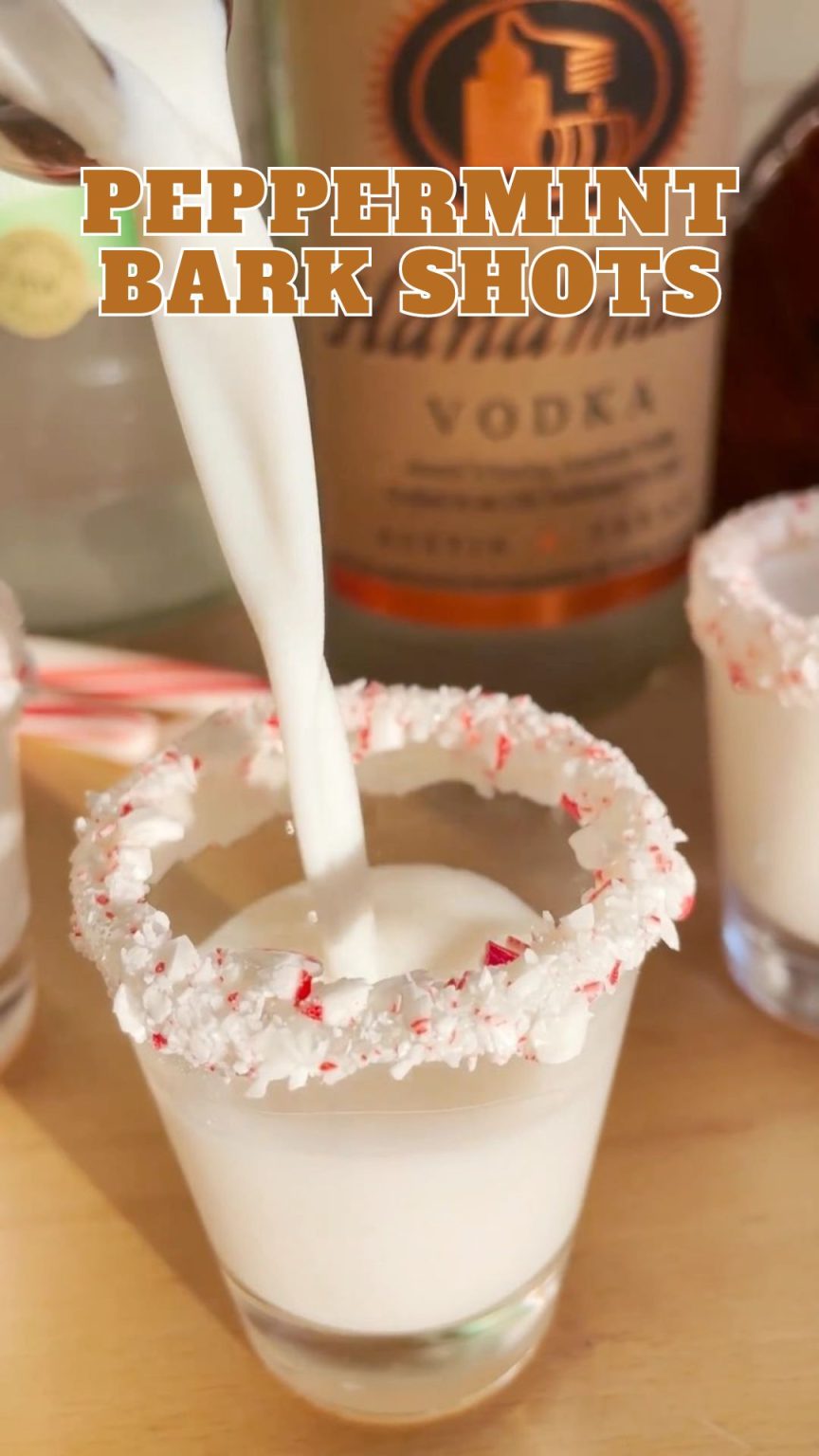 Peppermint Bark Shots - 9am Chef
