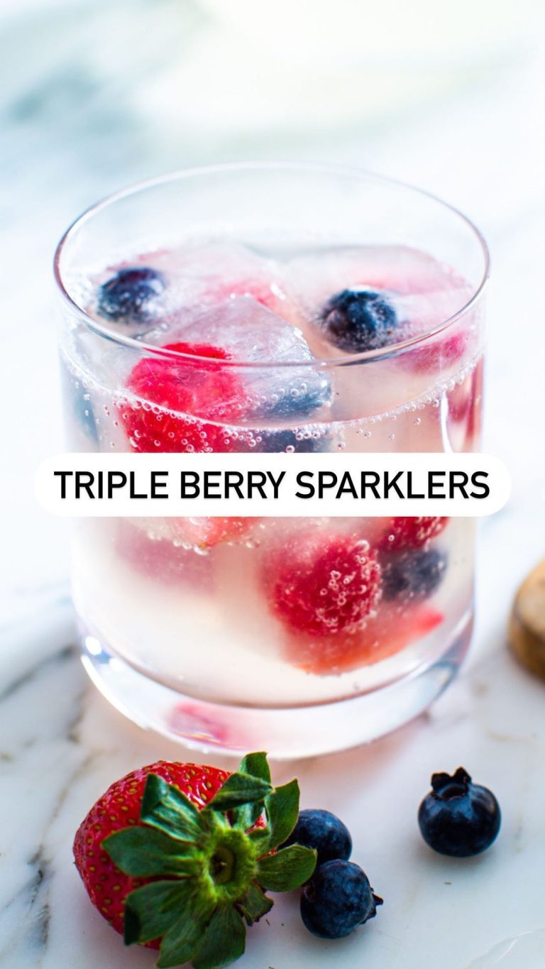 Triple Berry Sparklers - 9am Chef