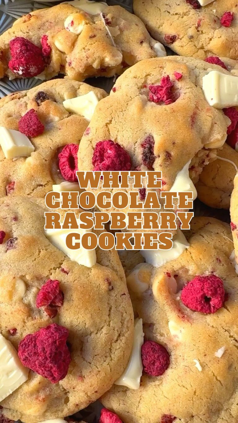 White Chocolate Raspberry Cookies – 9am Chef