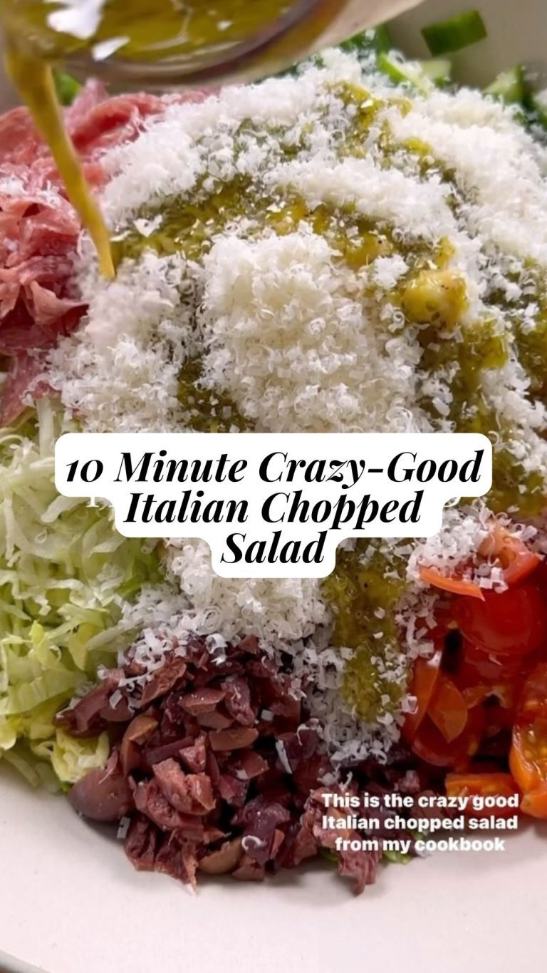 10 Minute Crazy-Good Italian Chopped Salad - 9am Chef