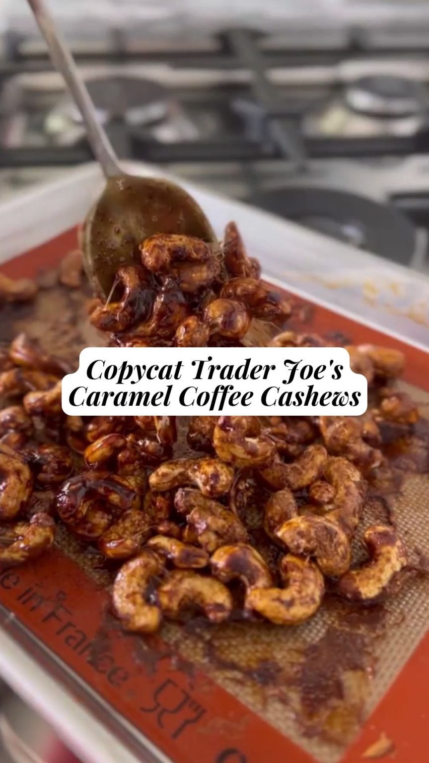 Copycat Trader Joe's Caramel Coffee Cashews - 9am Chef