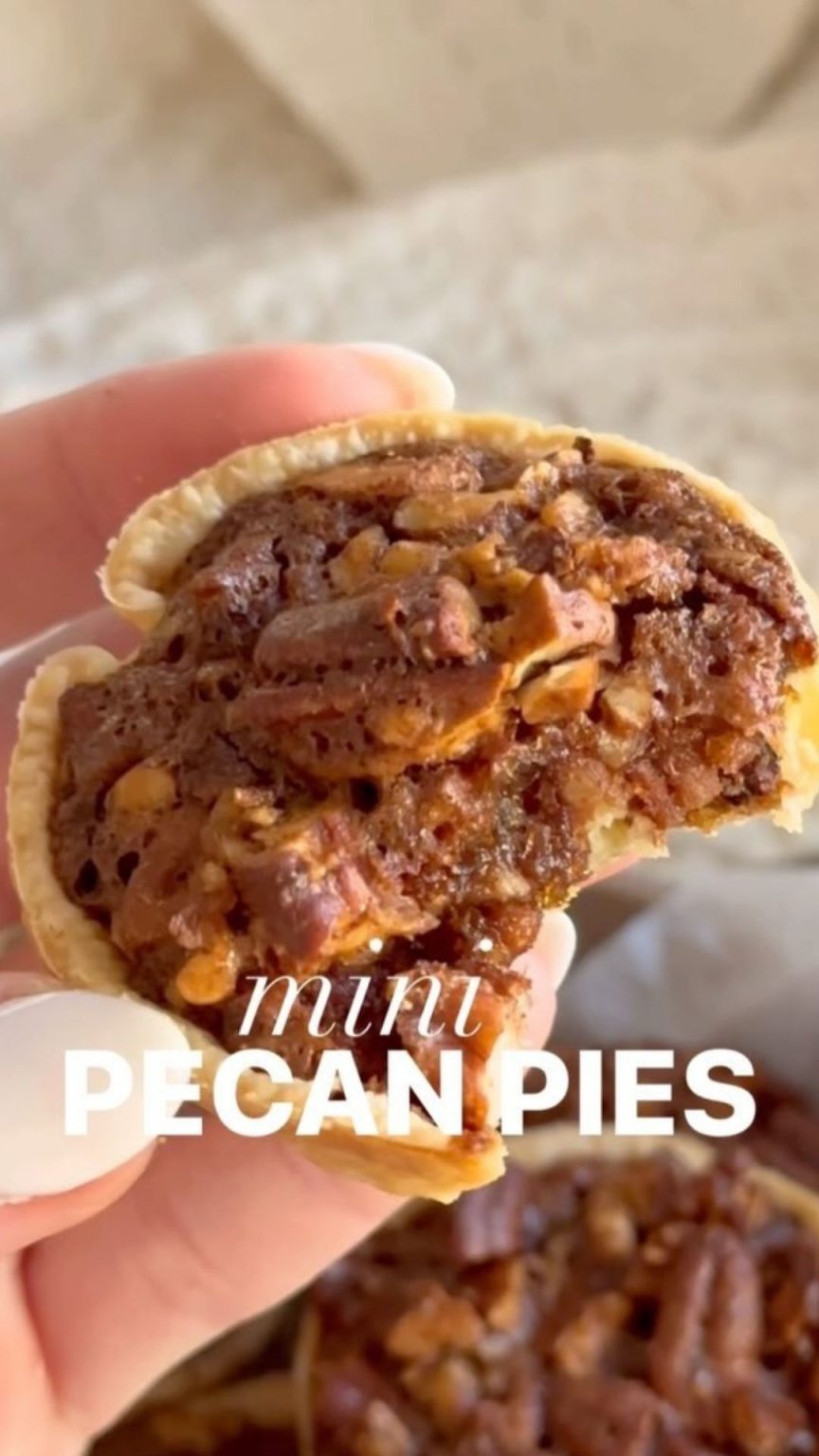 Mini Pecan Pies - 9am Chef