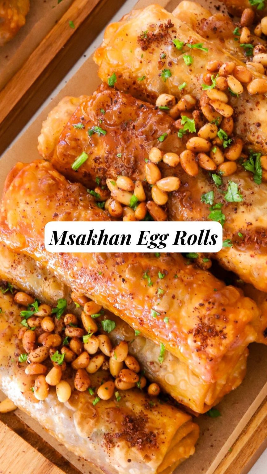 Msakhan Egg Rolls - 9am Chef