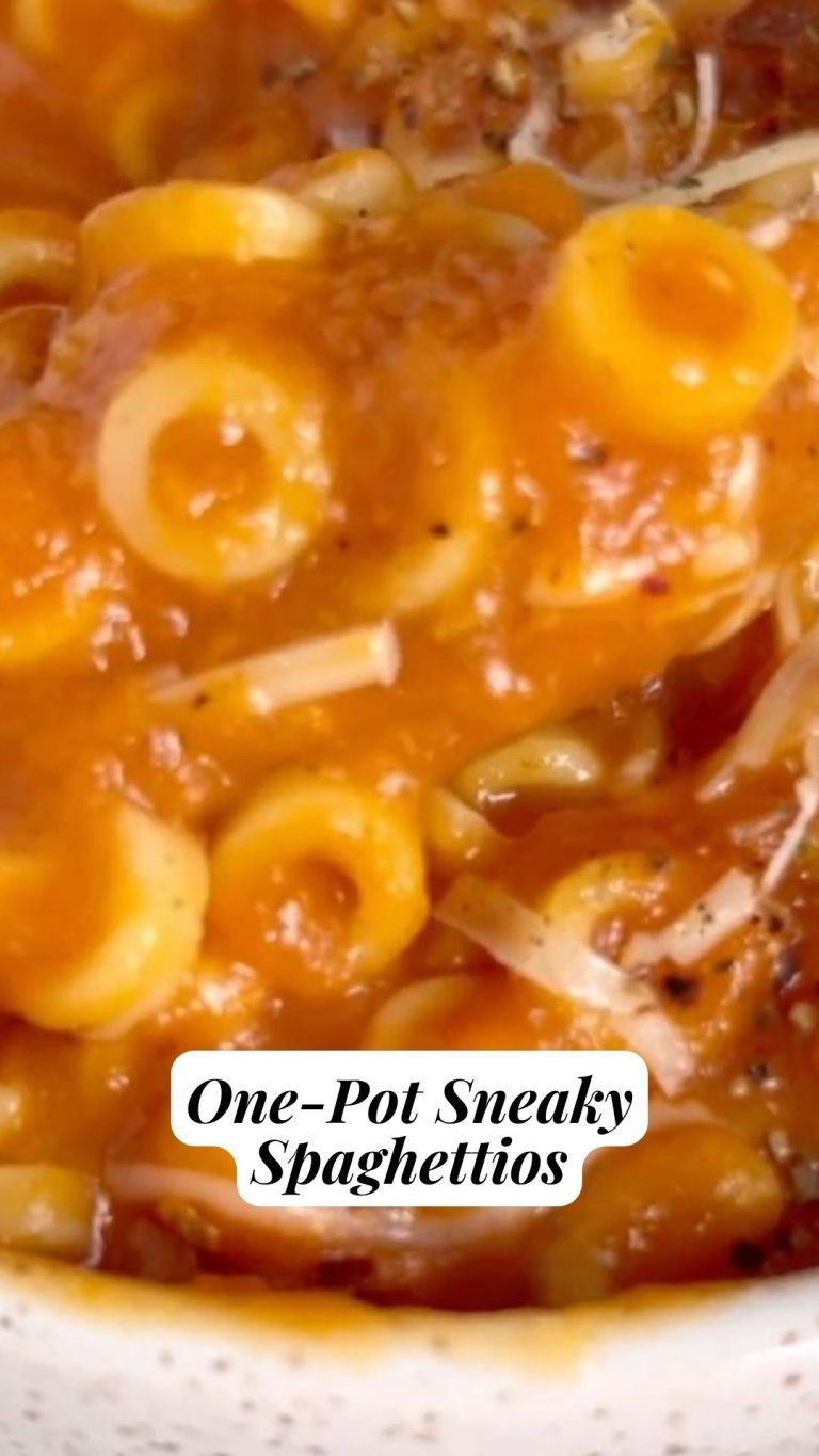 One-Pot Sneaky Spaghettios - 9am Chef