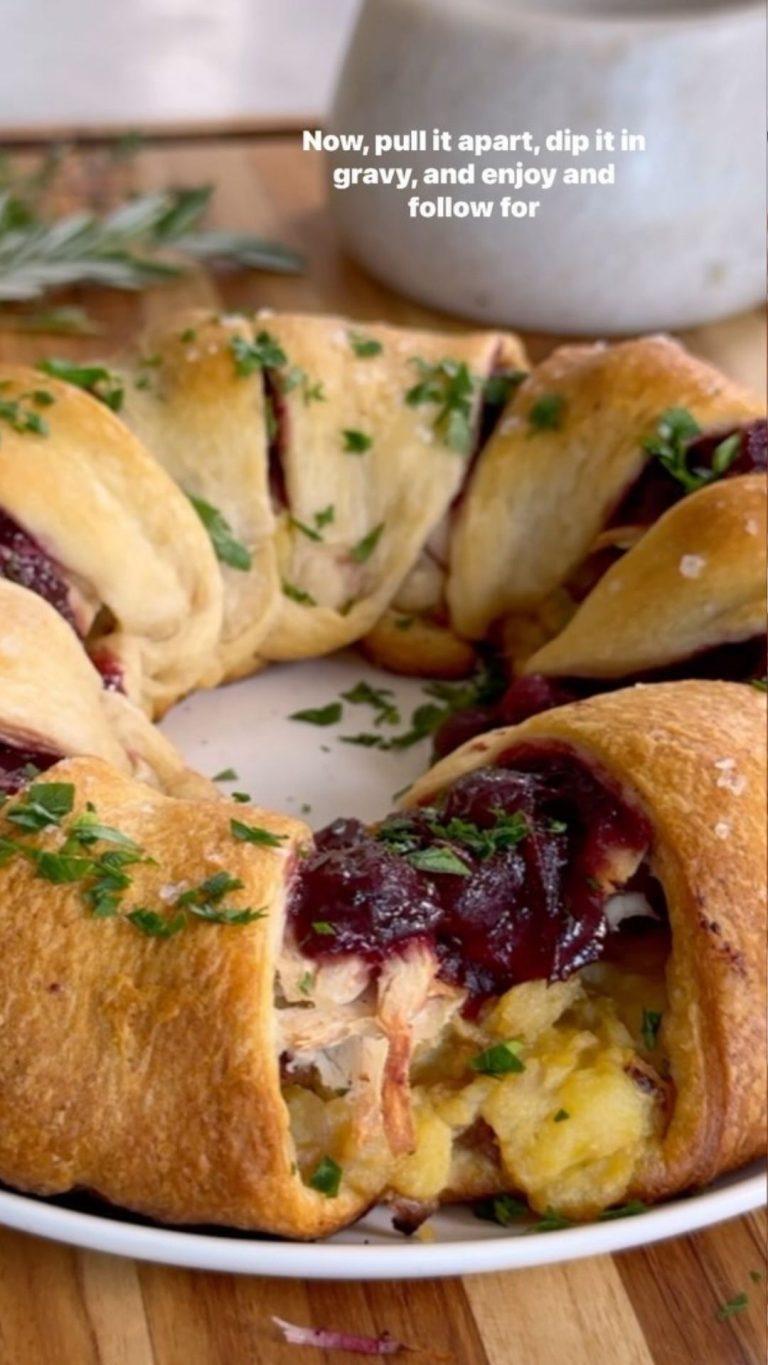 Pull-Apart Leftover Thanksgiving Ring - 9am Chef