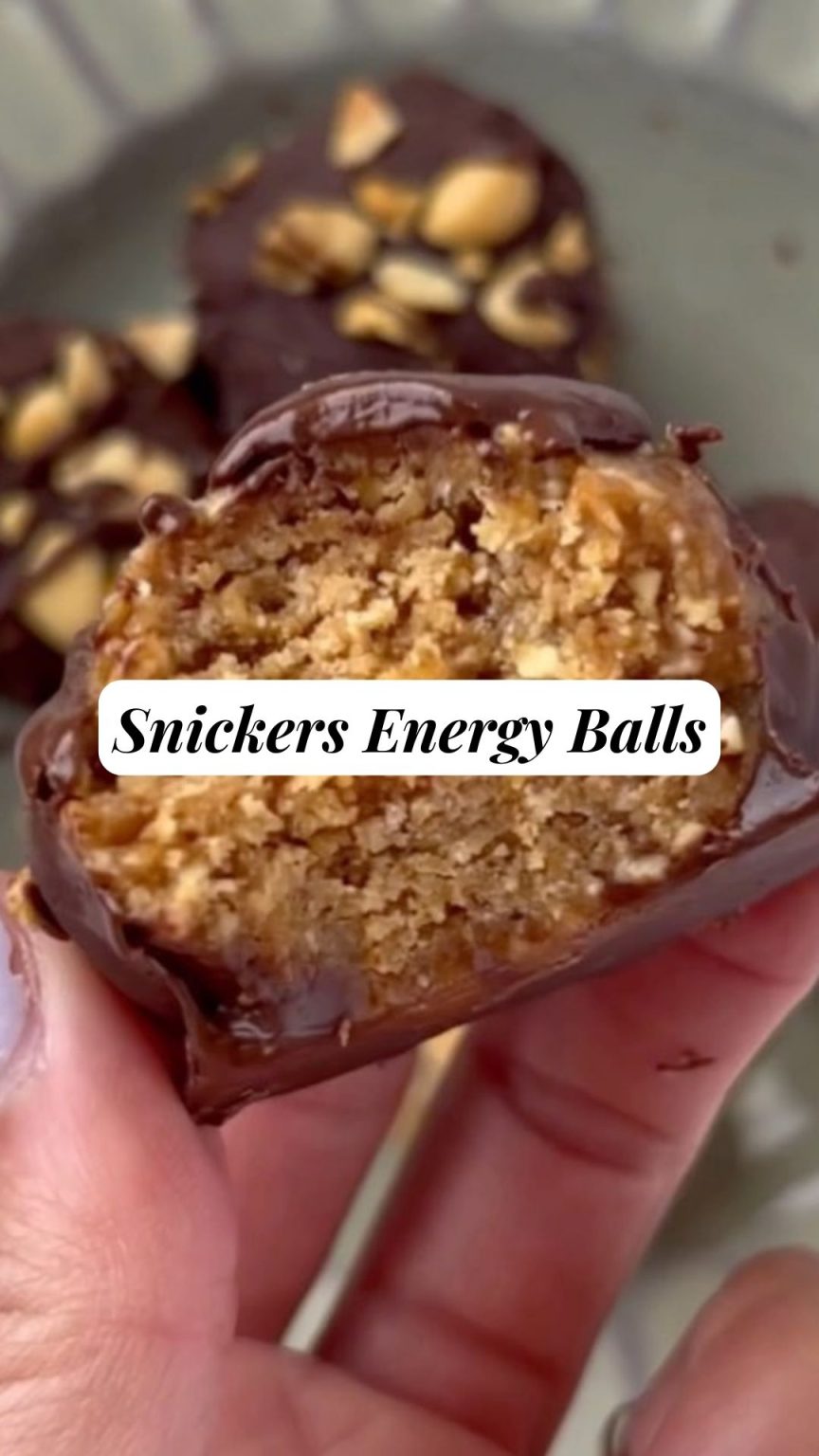 Snickers Energy Balls - 9am Chef