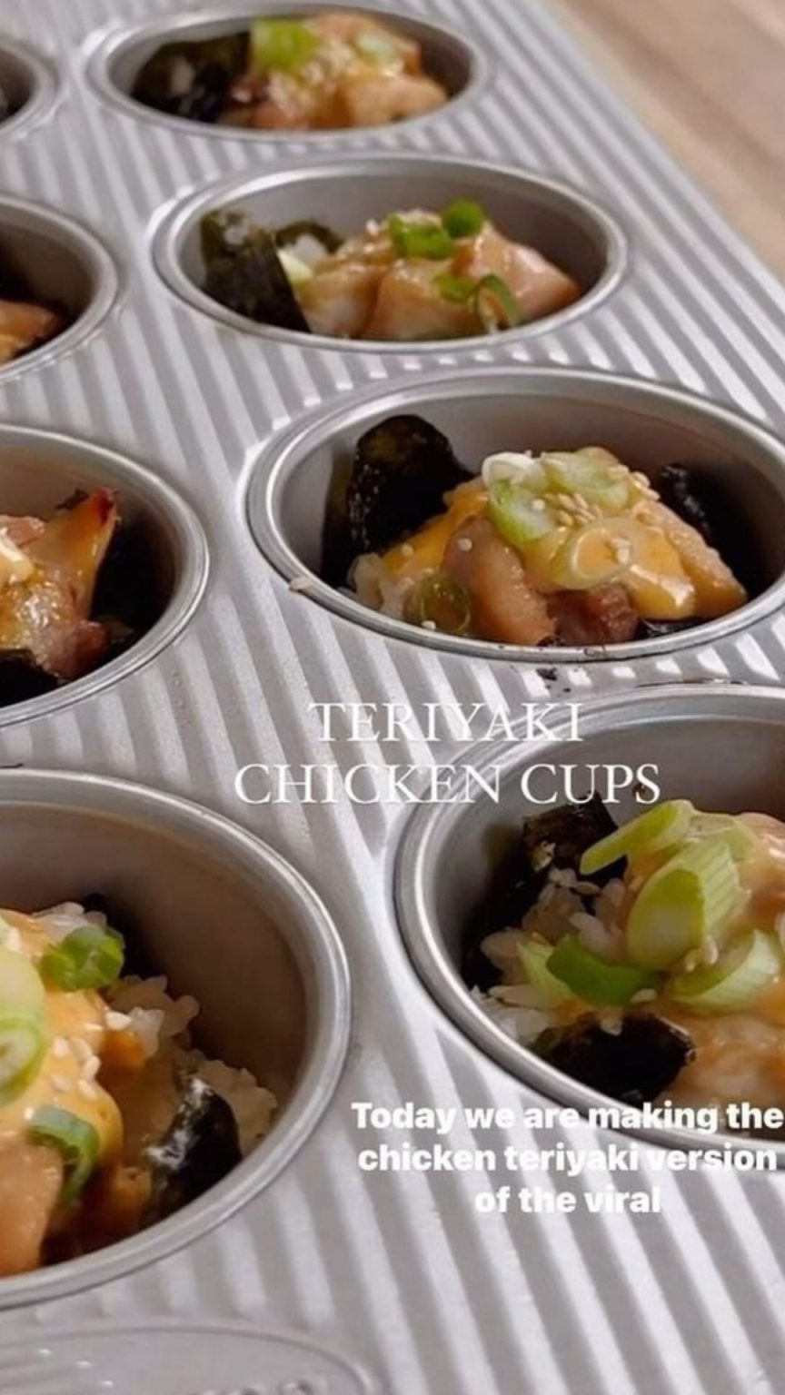 Spicy Teriyaki Chicken Cups - 9am Chef