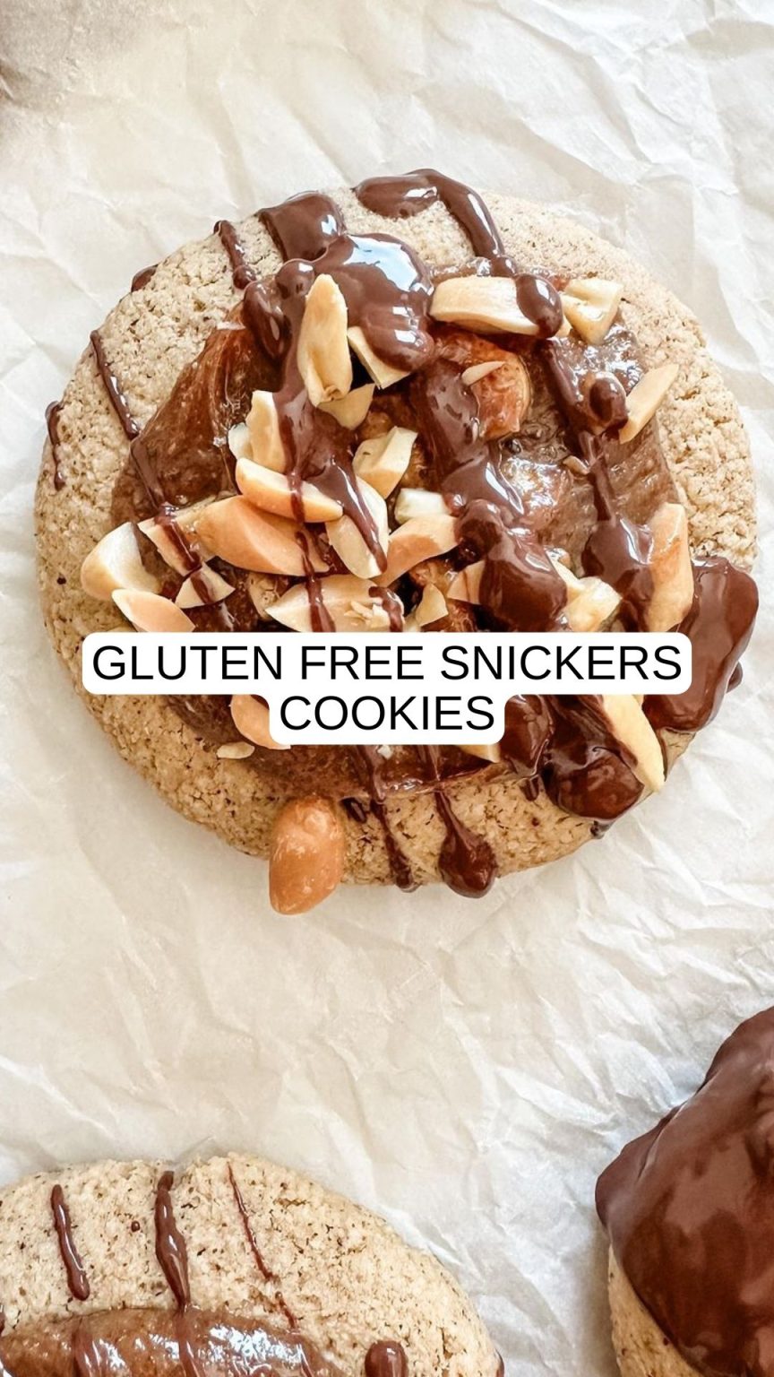 Gluten Free Snickers Cookies - 9am Chef