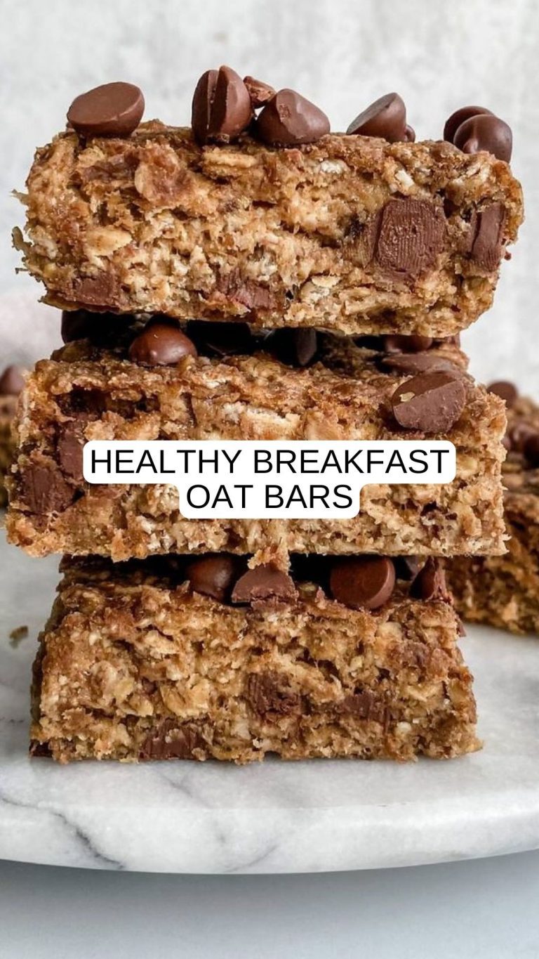 Healthy Breakfast Oat Bars - 9am Chef