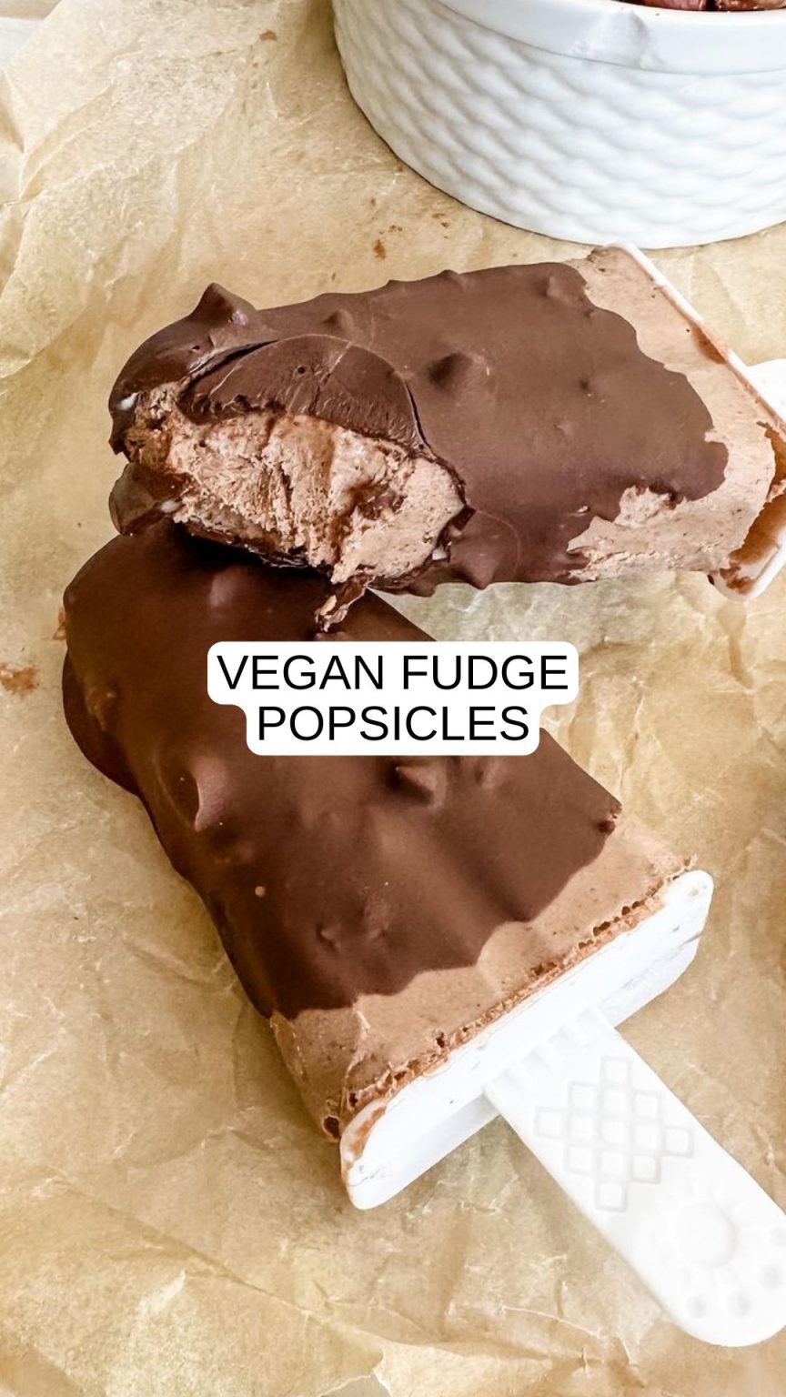Vegan Fudge Popsicles - 9am Chef