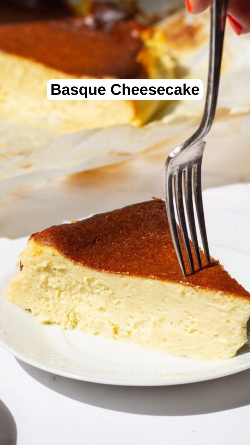 Basque Cheesecake - 9am Chef