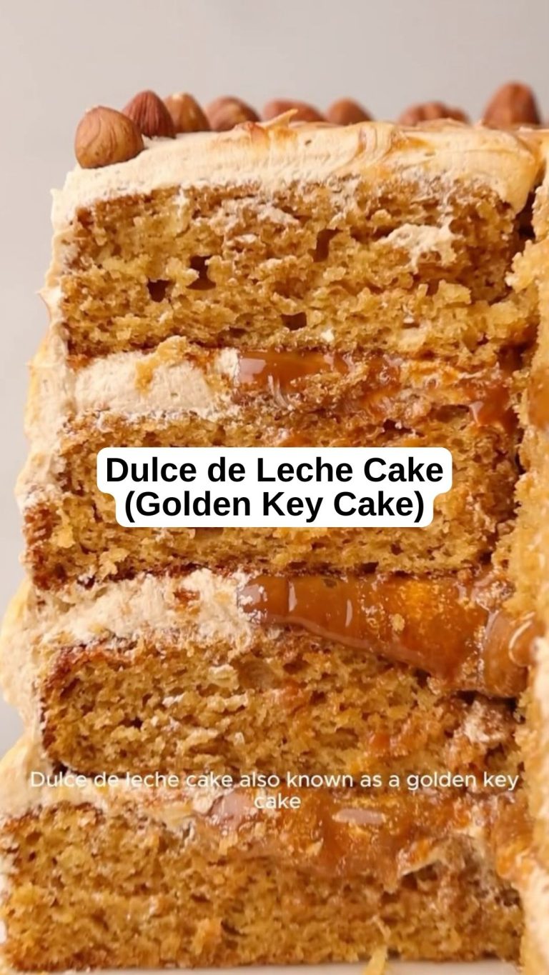 Dulce de Leche Cake (Golden Key Cake) - 9am Chef