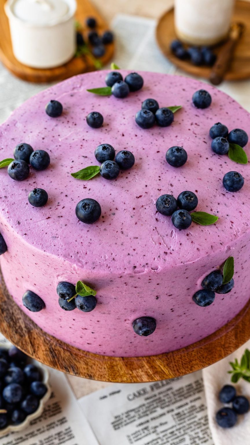 Blueberry Cake - 9am Chef