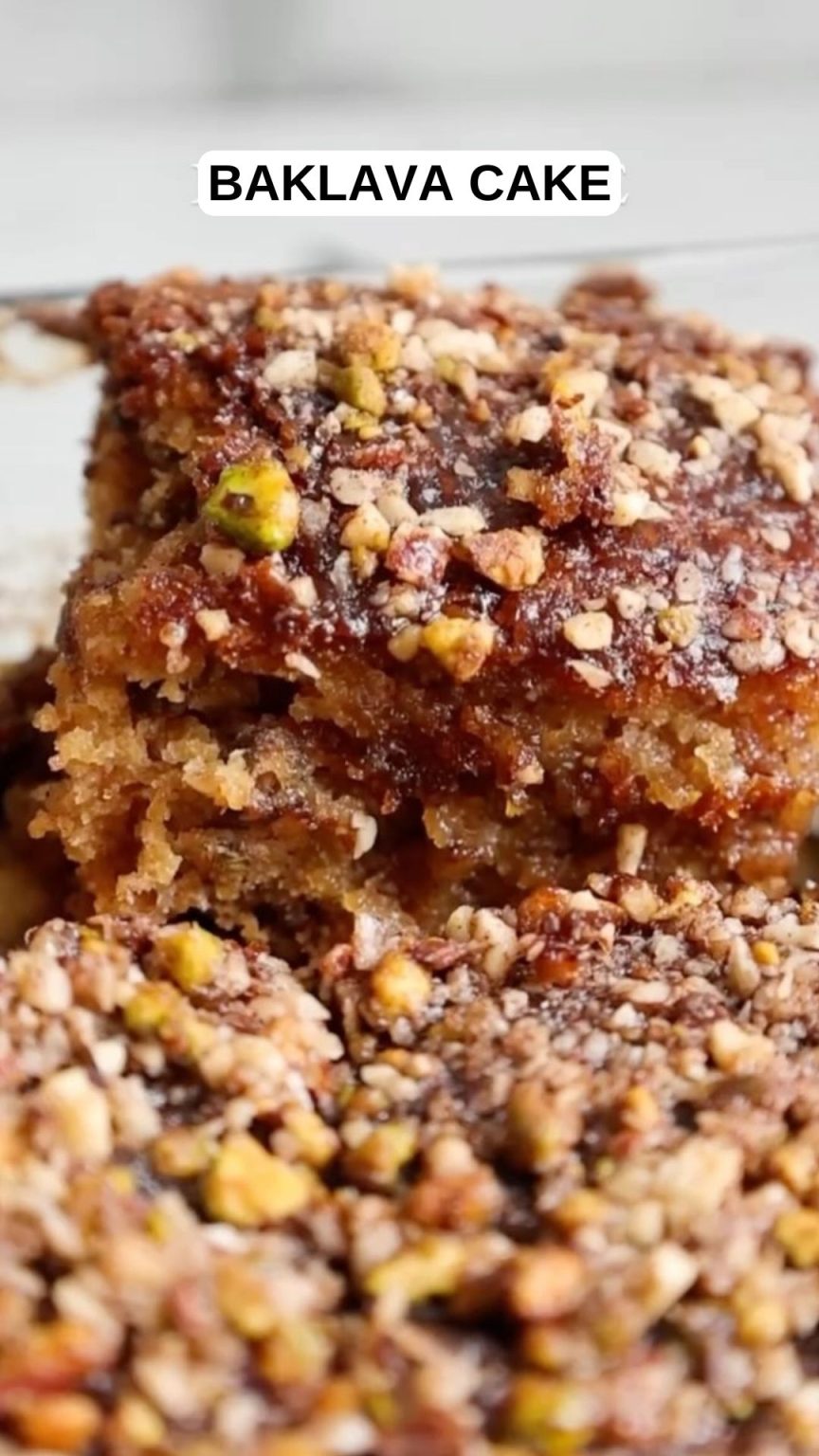 Baklava Cake - 9am Chef