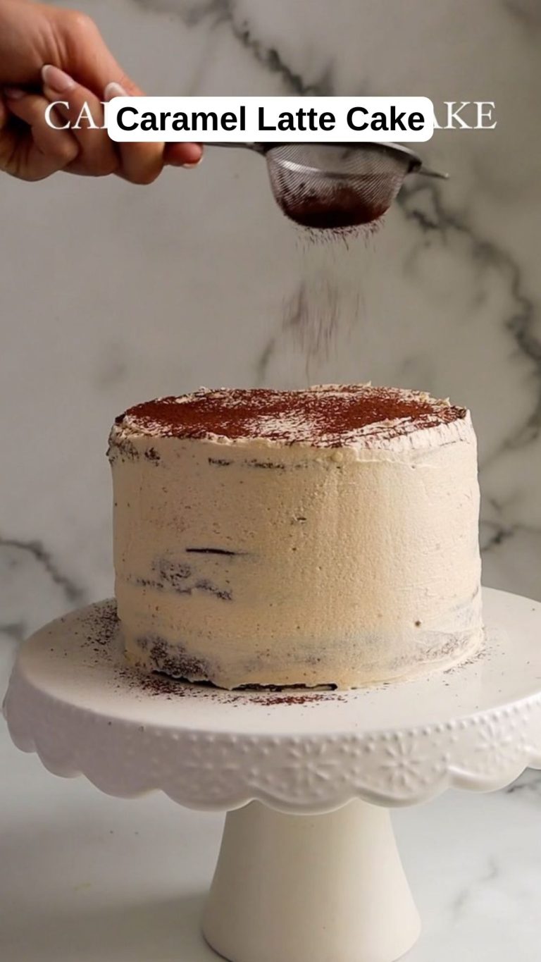 Caramel Latte Cake - 9am Chef