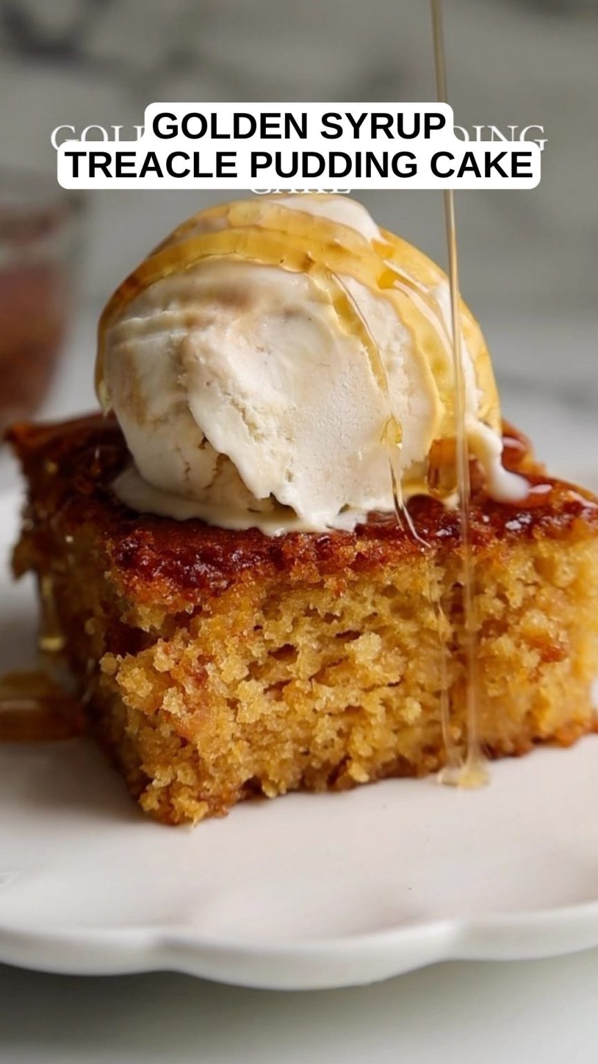 Golden Syrup Treacle Pudding Cake – 9am Chef