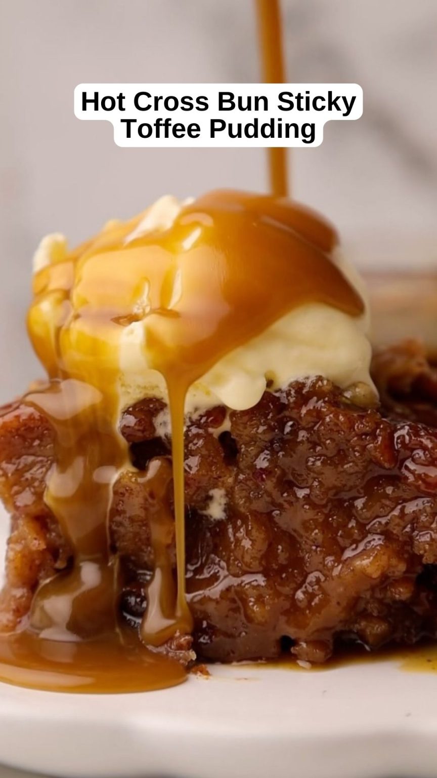 Hot Cross Bun Sticky Toffee Pudding - 9am Chef