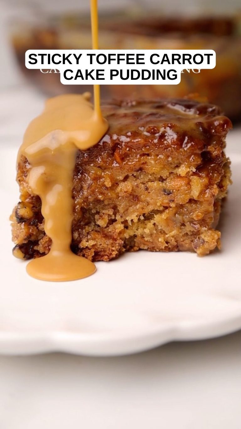 Sticky Toffee Carrot Cake Pudding - 9am Chef