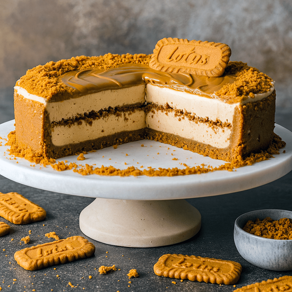 Biscoff Cheesecake Recipe — No Bake & Creamy Layers - 9am Chef