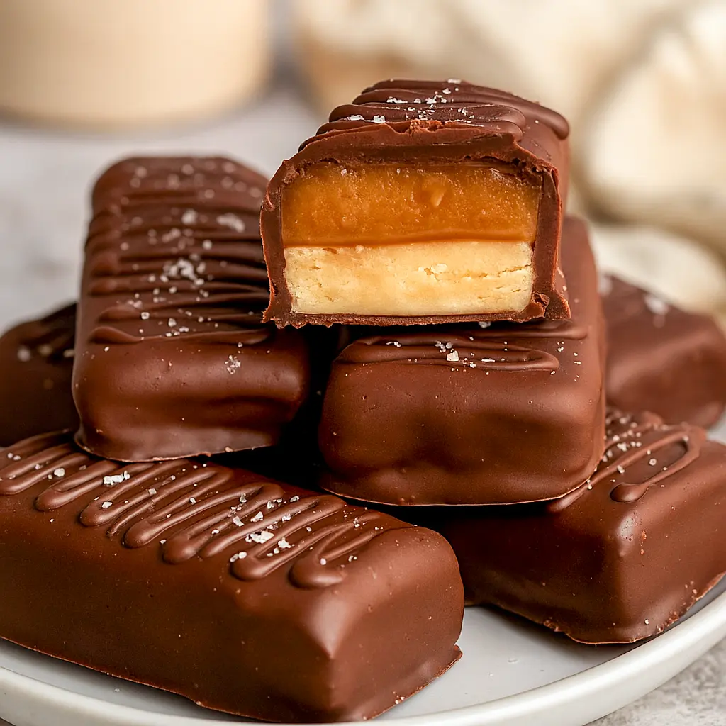 Healthy High Protein Twix Bars — Gf Protein Bars - 9am Chef